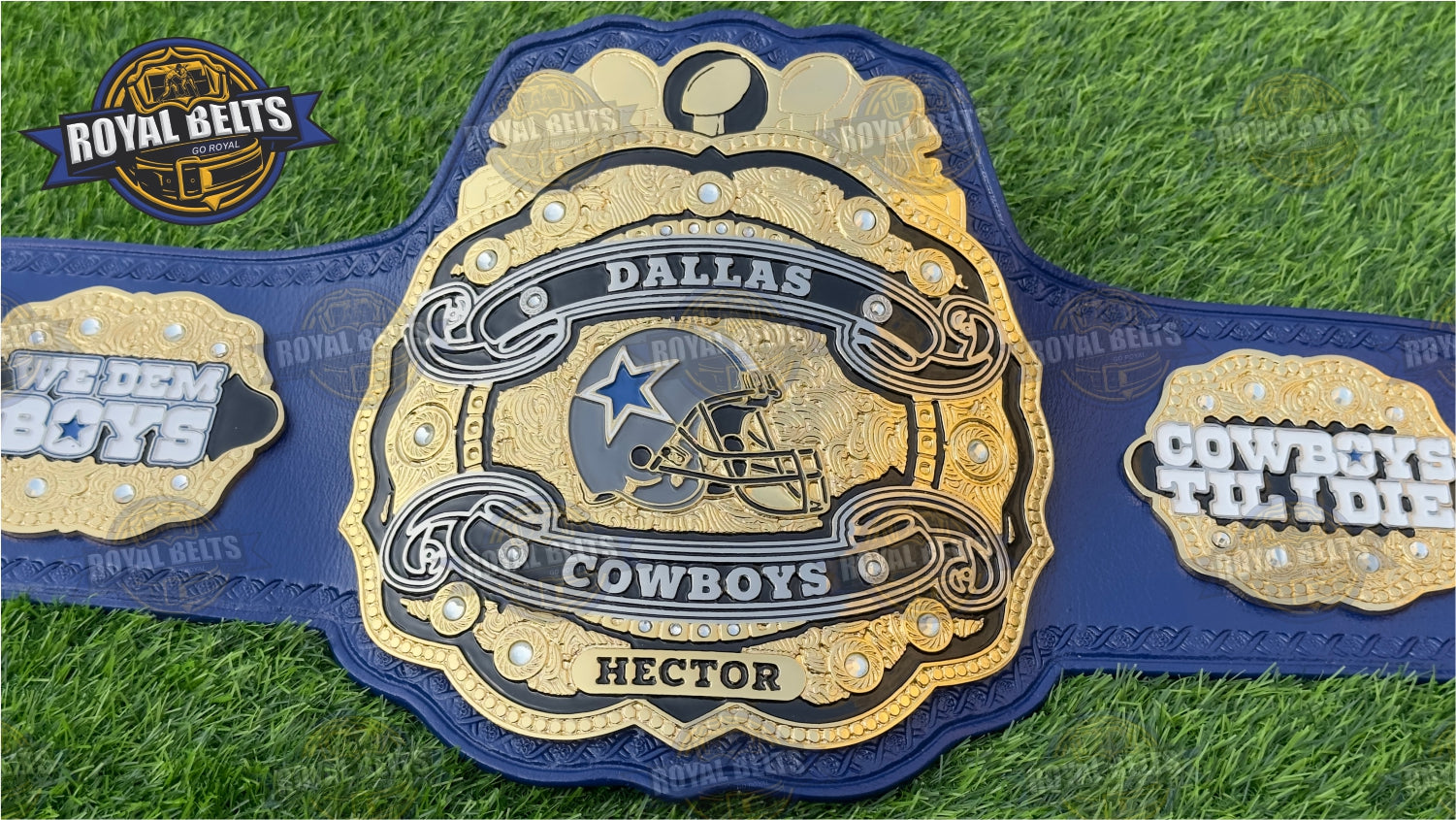 Dallas Cowboys NFL Superbowl Custom Championship Title Belt Zinc Plated ...