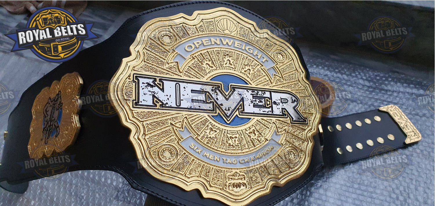 Never Open Weight Six Man Tag Team Championship Title Belt | Royal ...