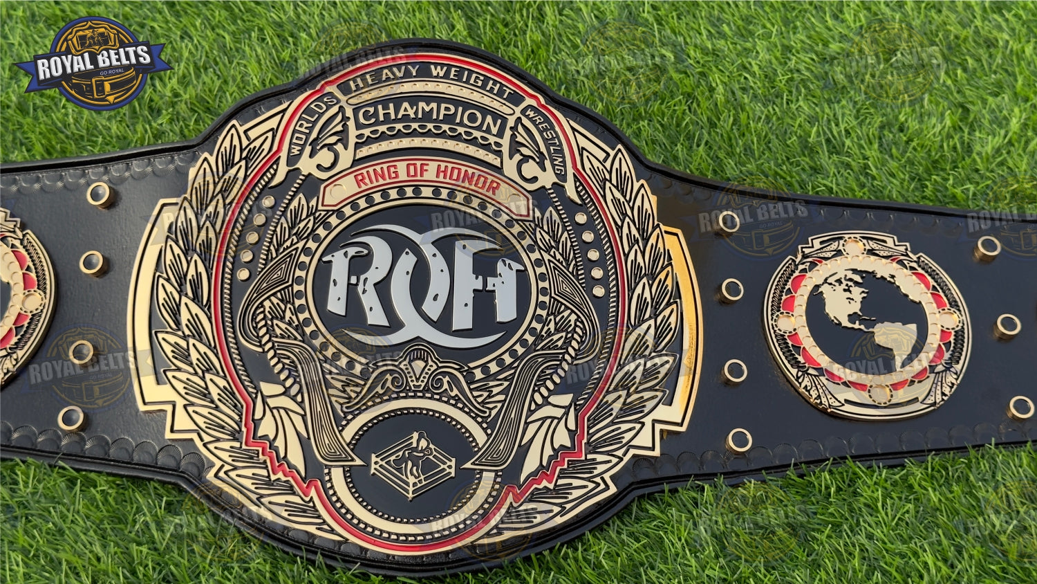 Ring of Honor (ROH) World Heavyweight Championship Title Belt HD CNC ...