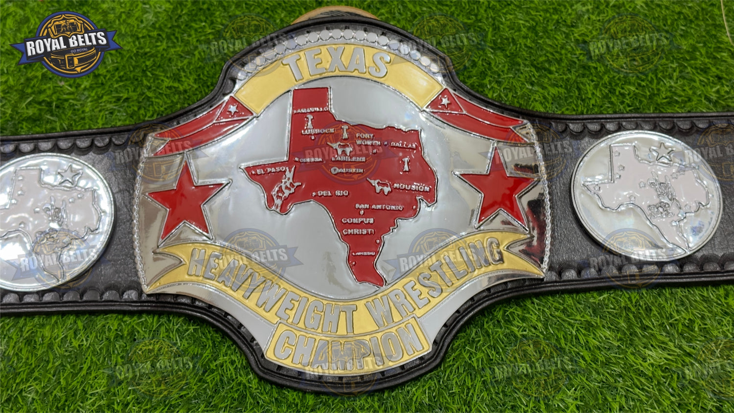 Texas Heavyweight Wrestling Championship Title Belt | Royal Belts ...